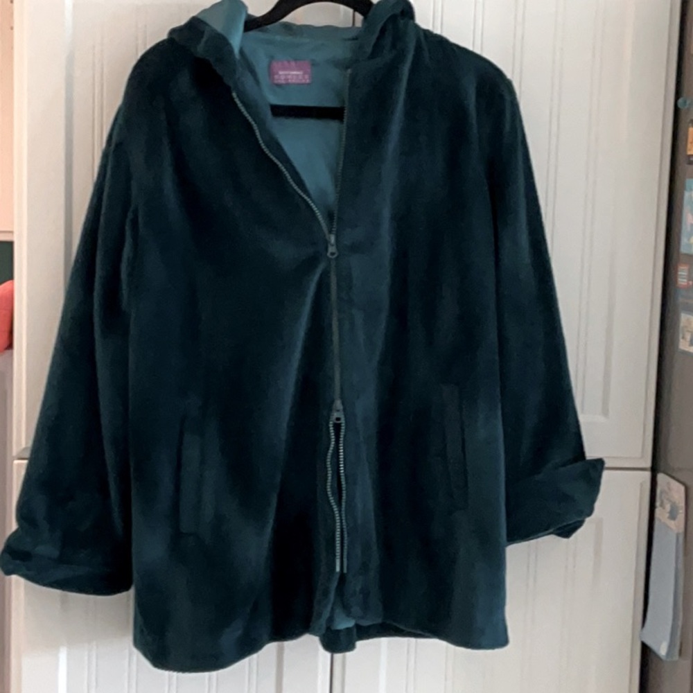 Vintage Susan Somers Collection Zip Front Car Coat. T… - Gem